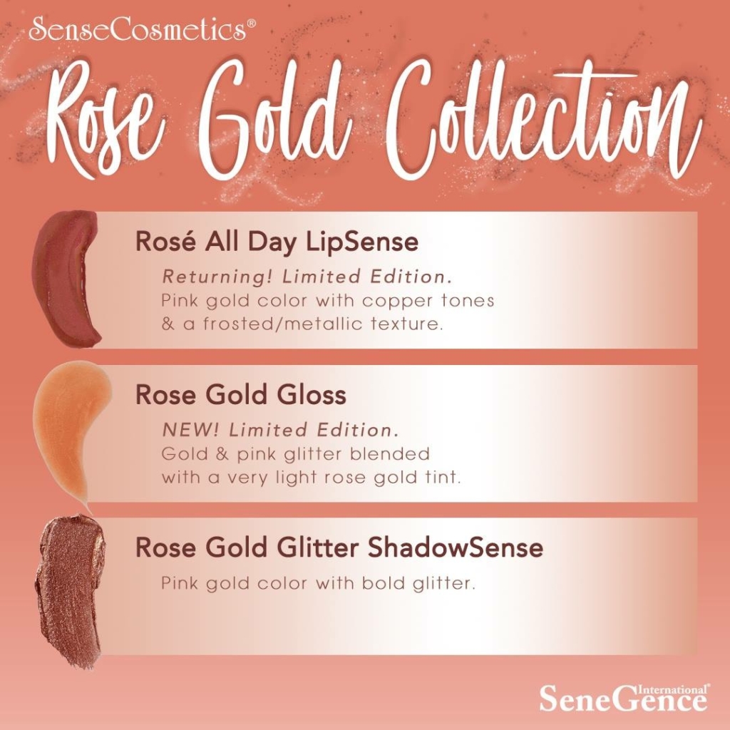 Rose Gold Glitter Shadowsense®