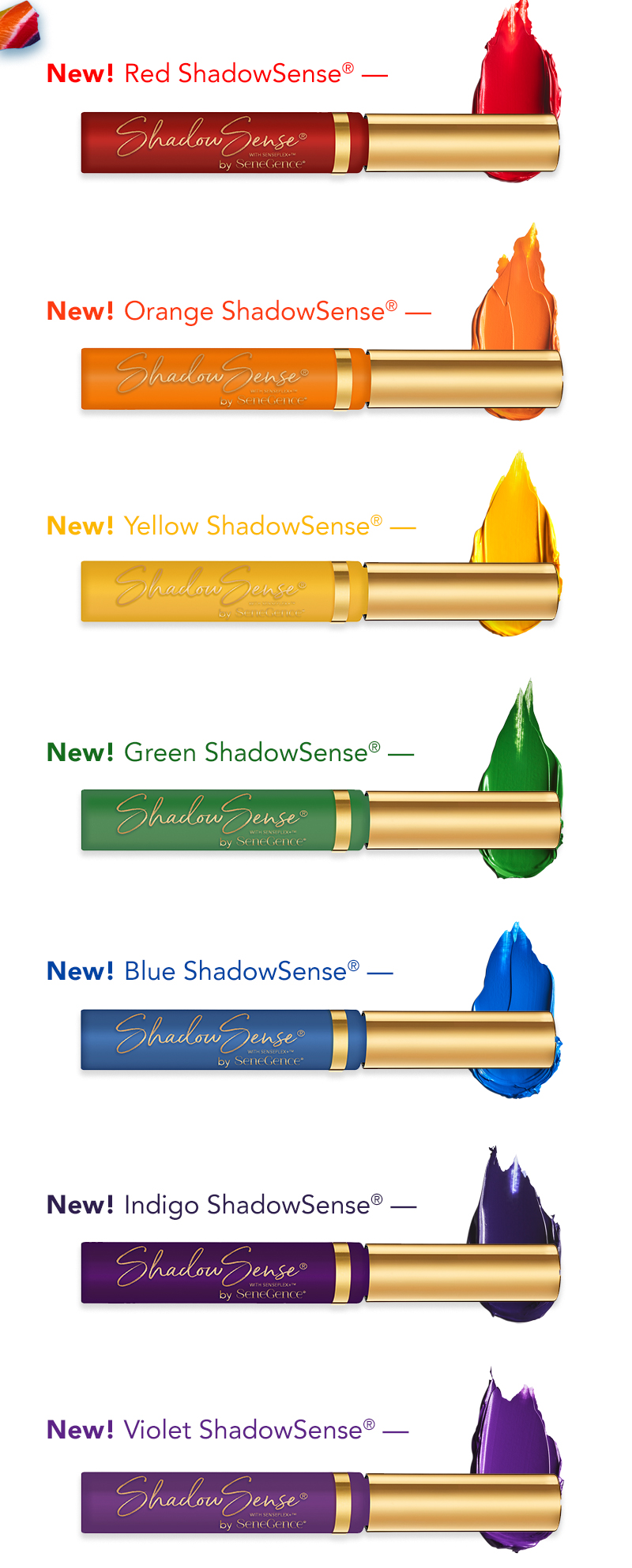 Rainbow ShadowSense® Collection (Limited Edition) – swakbeauty.com