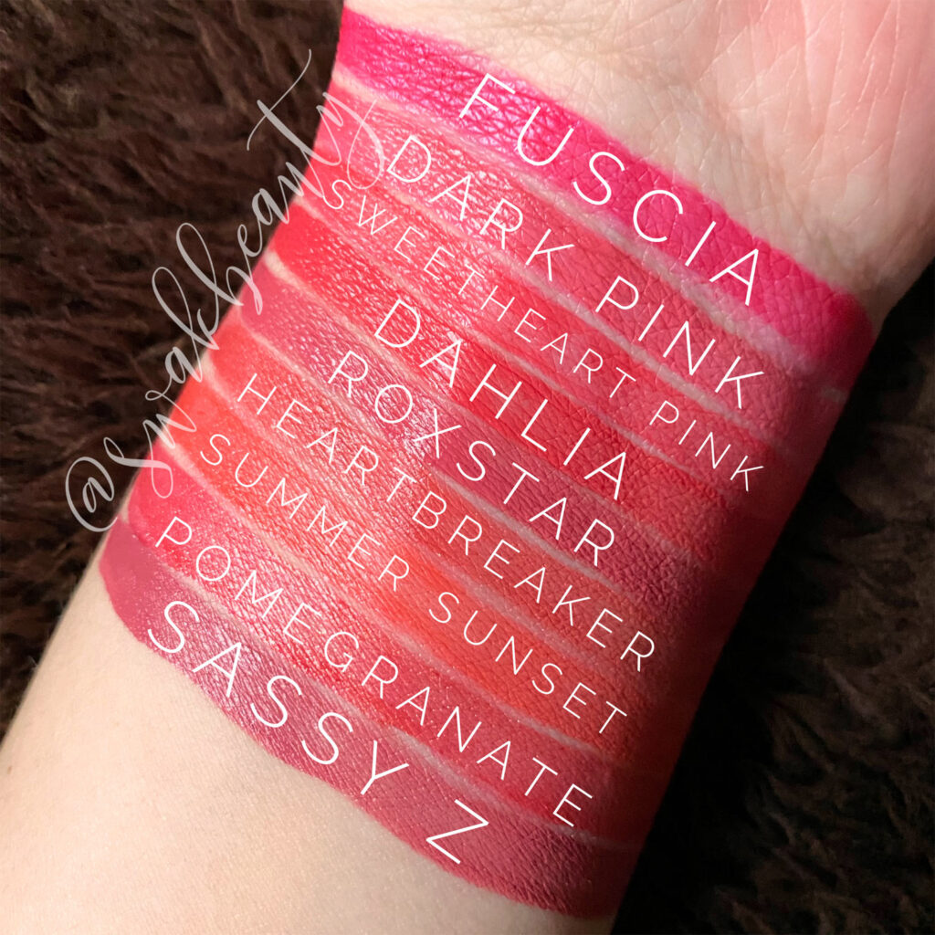 Roxstar Comparison Swatches! – swakbeauty.com