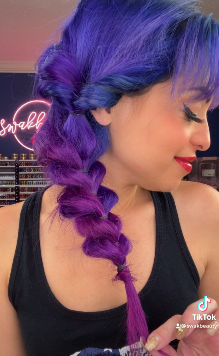 Chunky Boho Rubber Band Pull Through Braid – swakbeauty.com