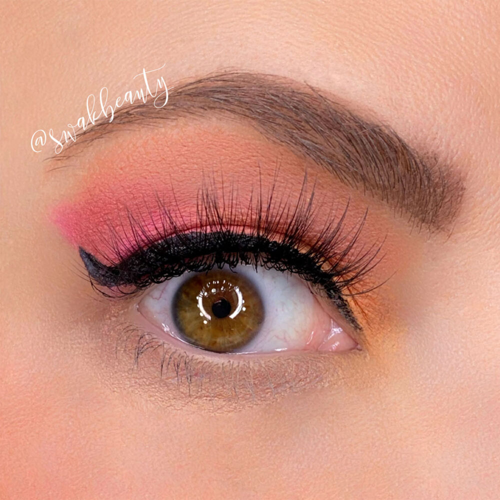 Summery Orange and Pink Look of the Day – swakbeauty.com